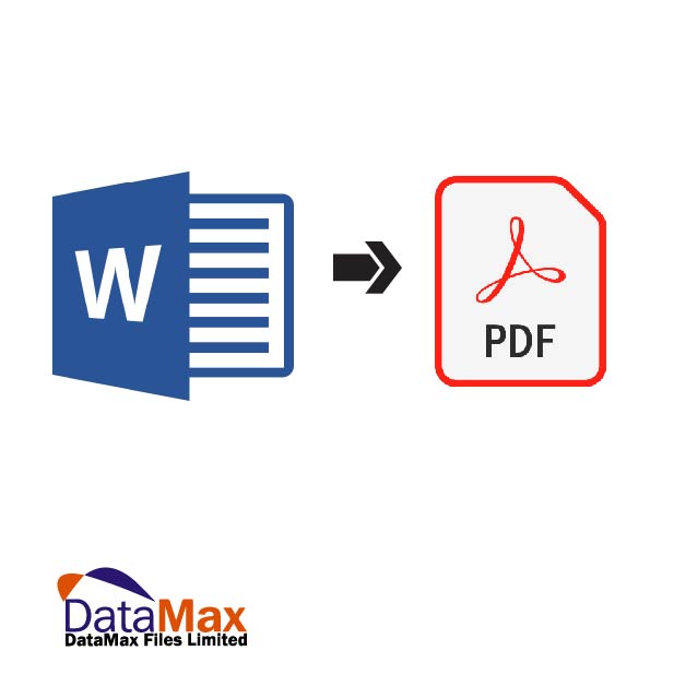 How To Convert Word To PDF DataMax Files